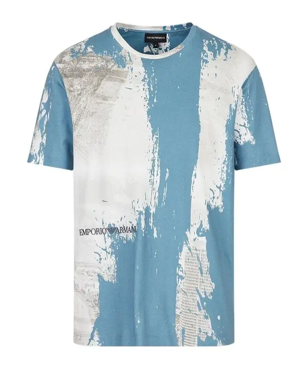 Emporio Armani Crewneck Shortsleeve Tshirt - Blue