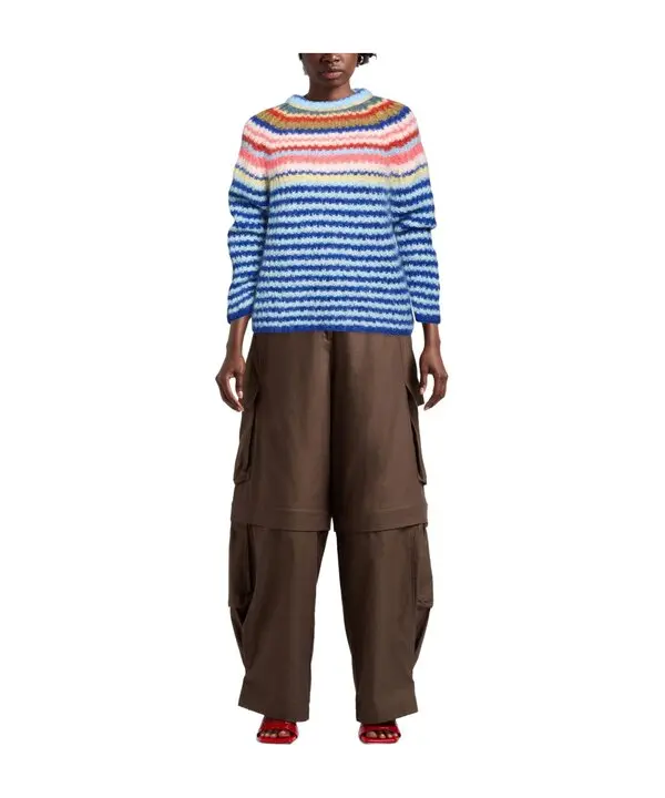 Max Mara Multi-color Ribbed Knit