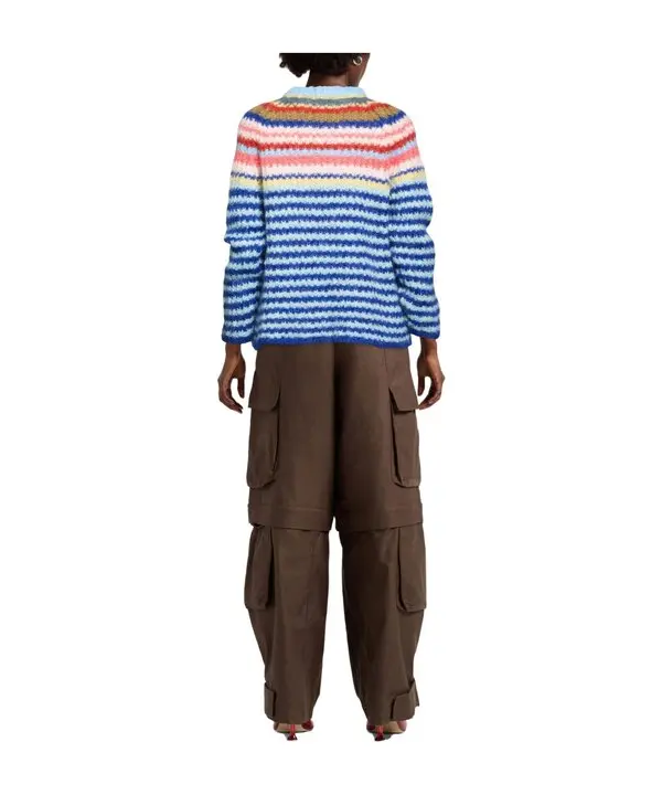 Max Mara Multi-color Ribbed Knit