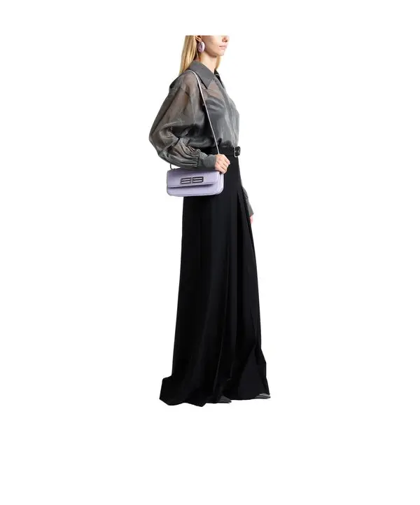 Balenciaga Medium Crocodile-embossed Shoulder Bag