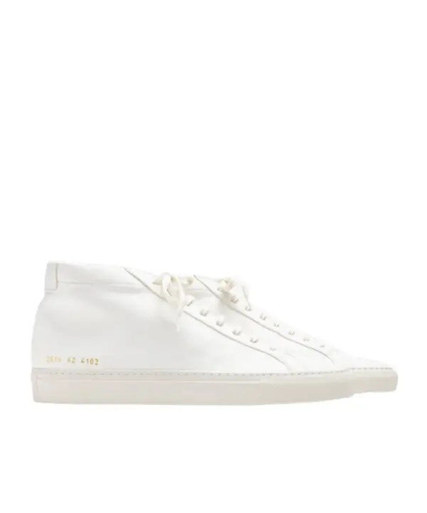 COMMON PROJECTS Logo Sneakers - Cream