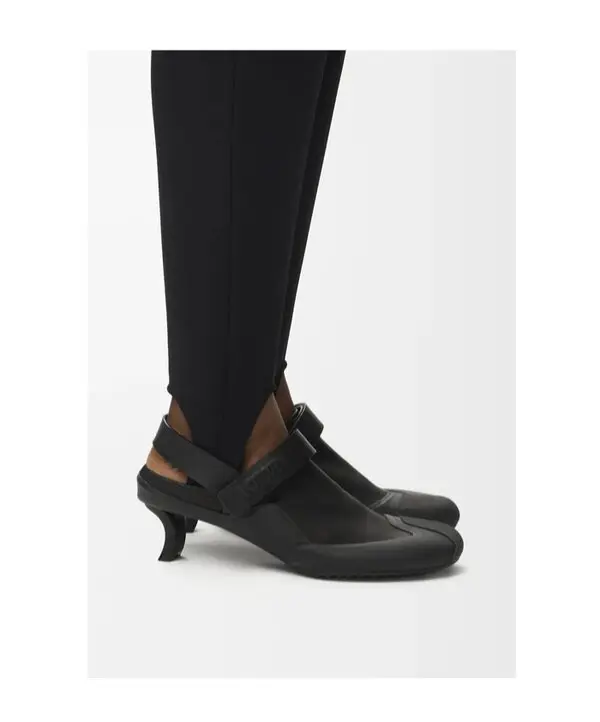 Loewe Round-toe Open-heel Sandals