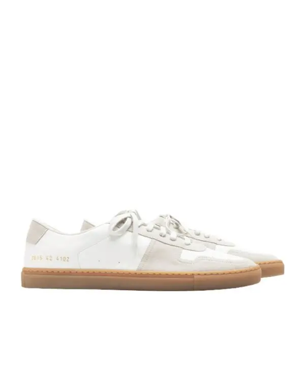 COMMON PROJECTS Logo Sneakers - Cream