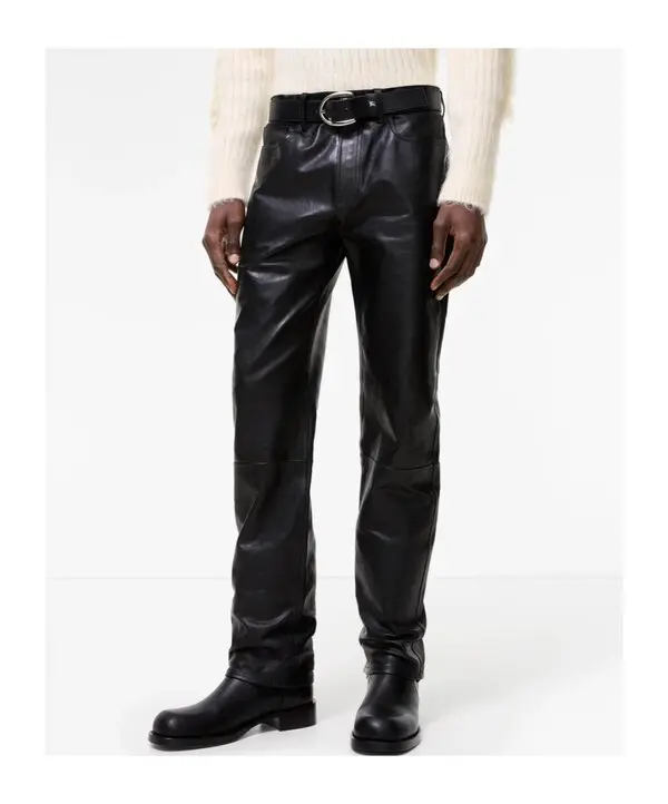 Burberry Leather Trousers