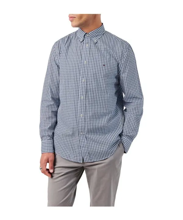 Tommy Hilfiger Check Longsleeve Shirt - Gray