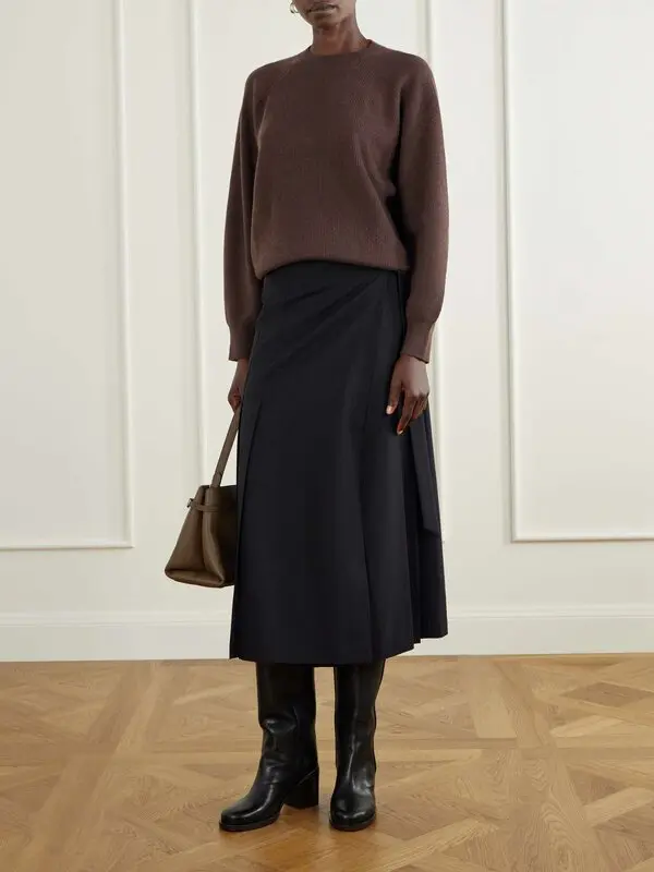 Brunello Cucinelli Ribbed Cashmere Sweater