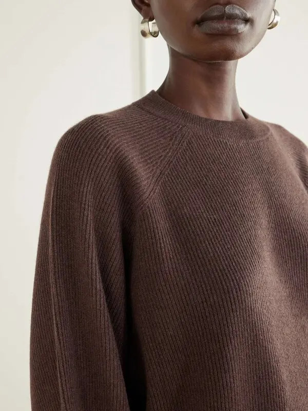 Brunello Cucinelli Ribbed Cashmere Sweater
