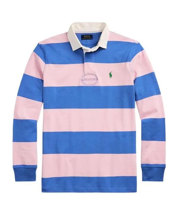 Polo Ralph Lauren Widestripe Longsleeve Rugby Polo Shirt