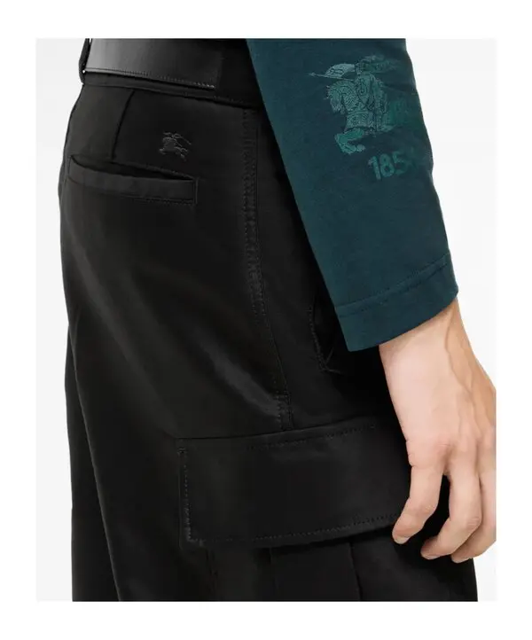 Burberry Cotton Sateen Cargo Trousers