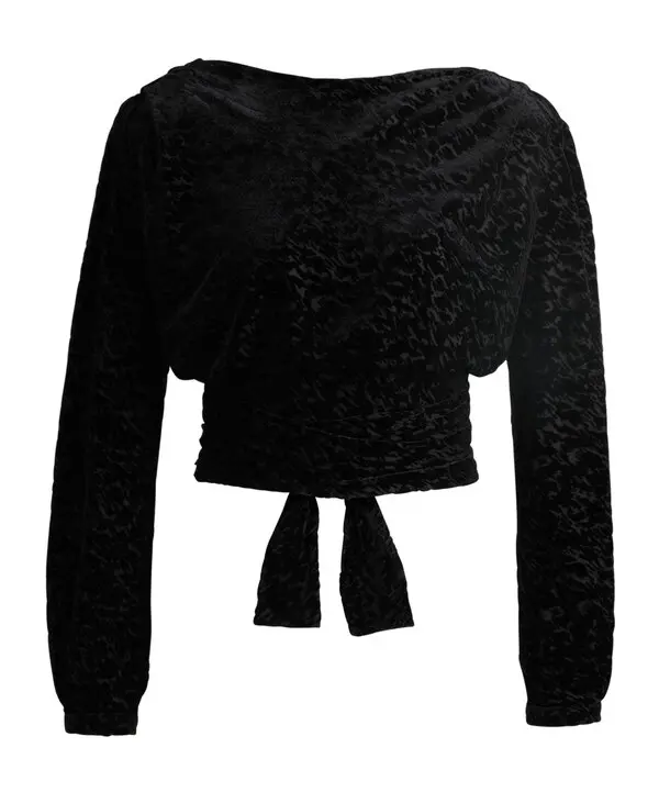 Hugo Boss Cropped Longsleeve Top