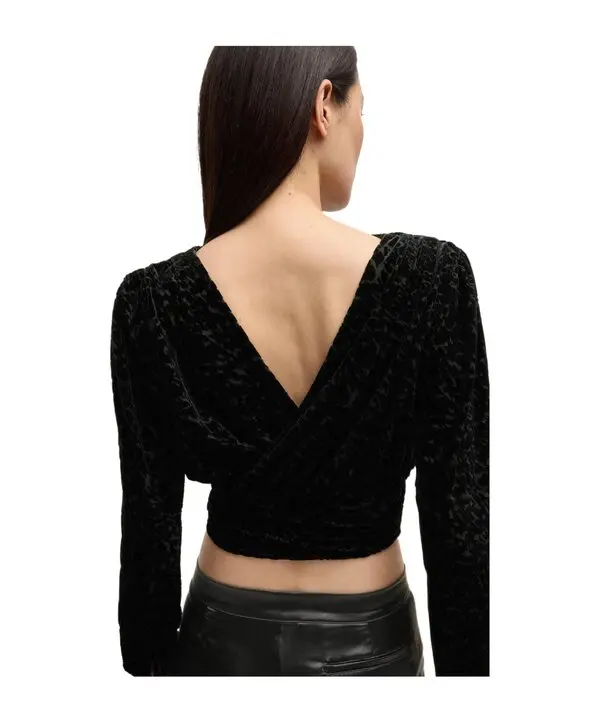 Hugo Boss Cropped Longsleeve Top