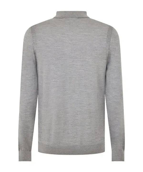 Hugo Boss Knit Longsleeve Polo Shirt
