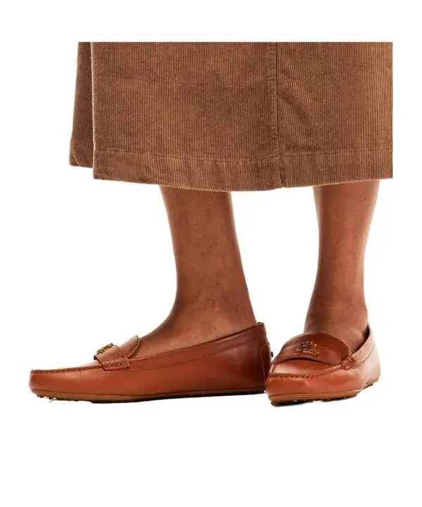 Ralph Lauren Solid Color Flat Shoes