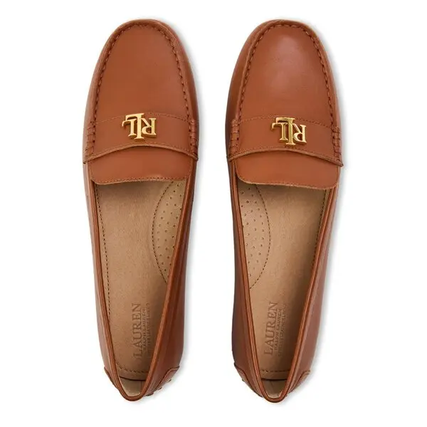 Ralph Lauren Solid Color Flat Shoes
