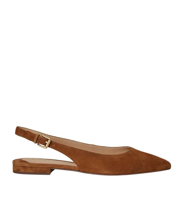 Ralph Lauren Solid Color Flat Shoes - Brown