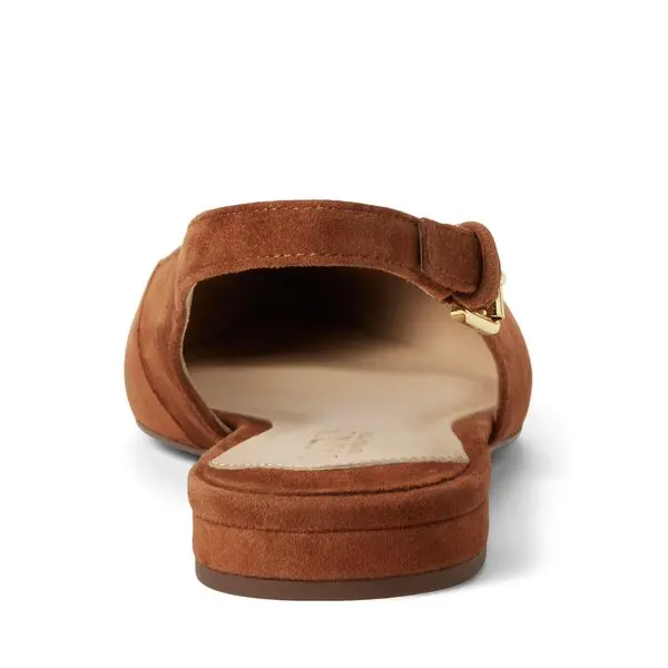 Ralph Lauren Solid Color Flat Shoes
