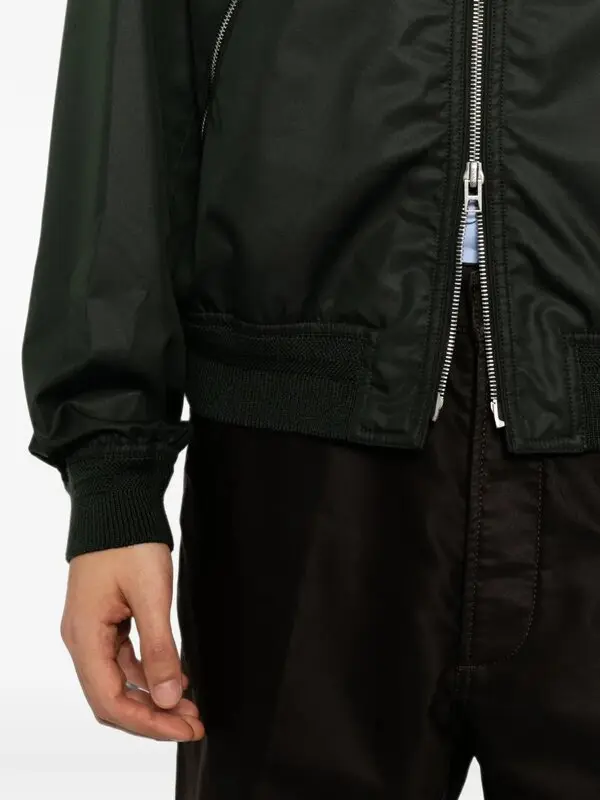 TOM FORD Fine Twill Collar Jacket - Deep Green
