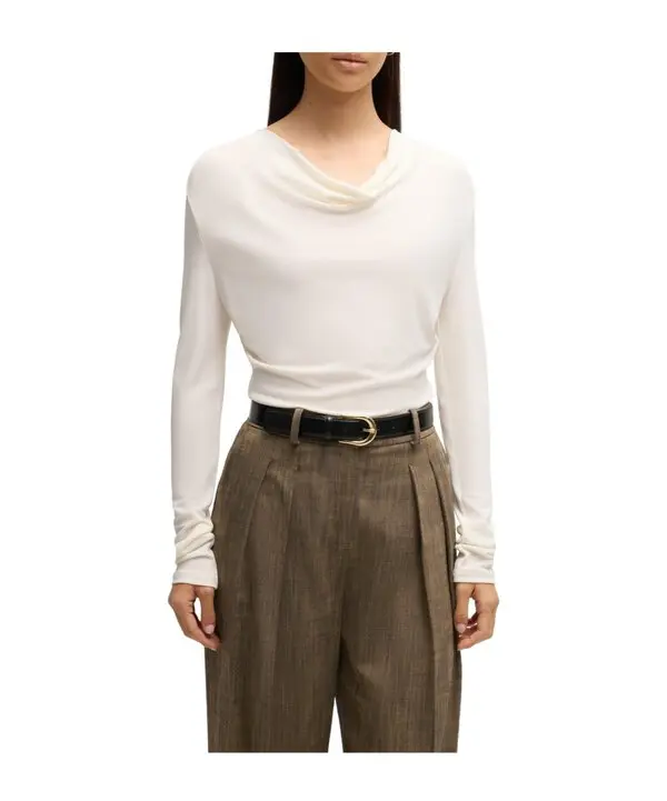 Hugo Boss Cowlneck Longsleeve Top