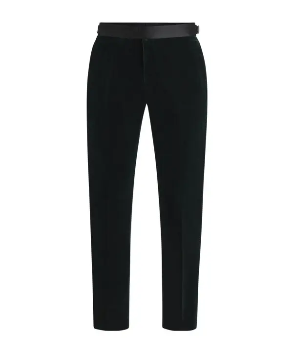 Hugo Boss Velvet Tailored Trousers