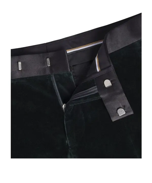 Hugo Boss Velvet Tailored Trousers
