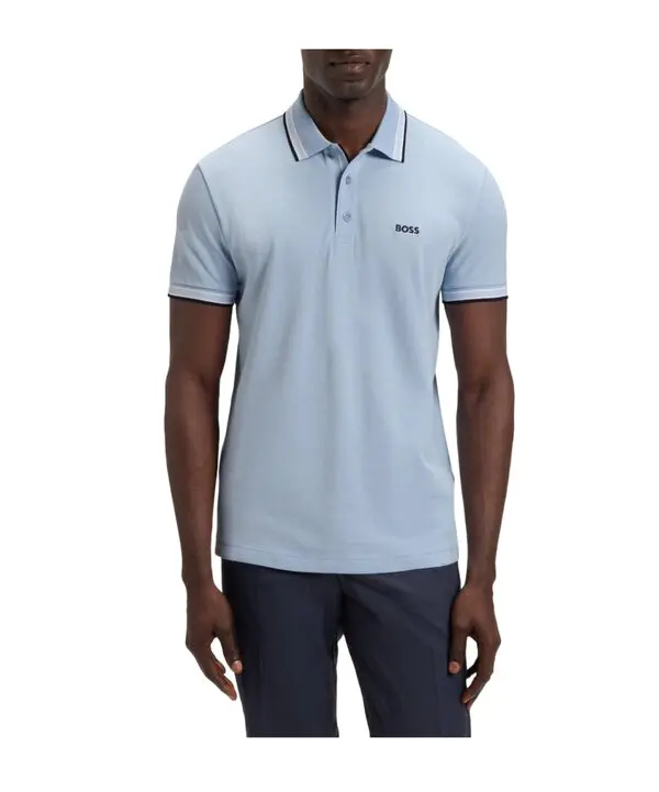 Hugo Boss Paddy Polo Shirt With Contrast Tipping