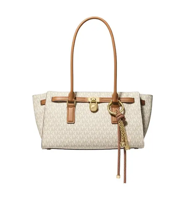 Michael Kors Printed Shoulder Bag - Nude