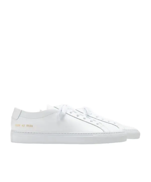 COMMON PROJECTS Logo Low-top Casual Shoes - White