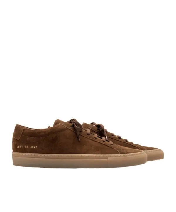 COMMON PROJECTS Logo Low-top Casual Shoes - Brown