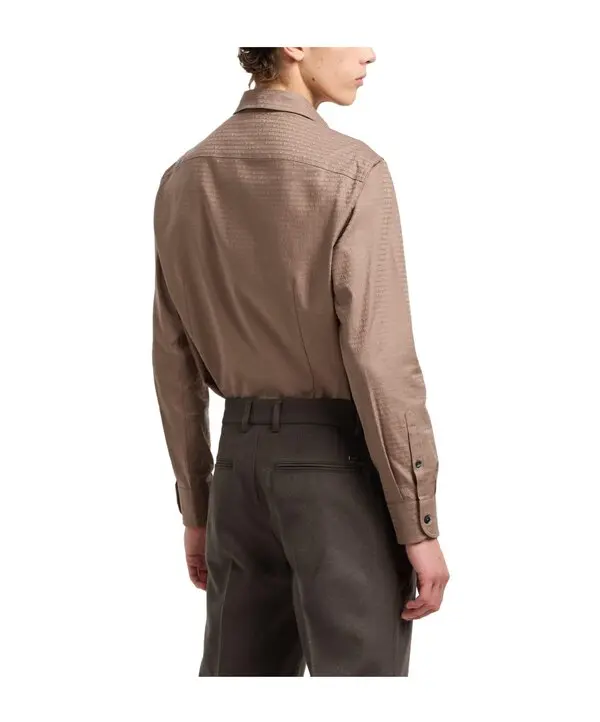 Emporio Armani Collared Longsleeve Shirt
