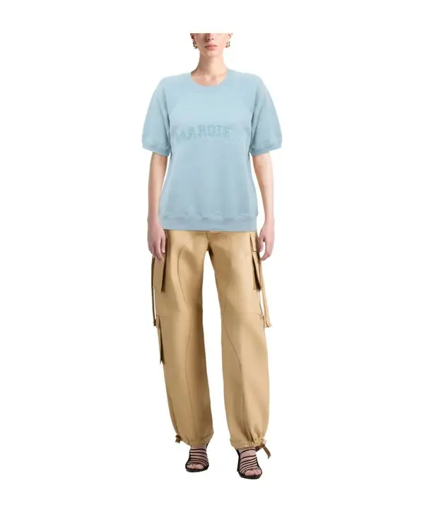 MAISON MARGIELA Solid-color Short-sleeve T-shirt