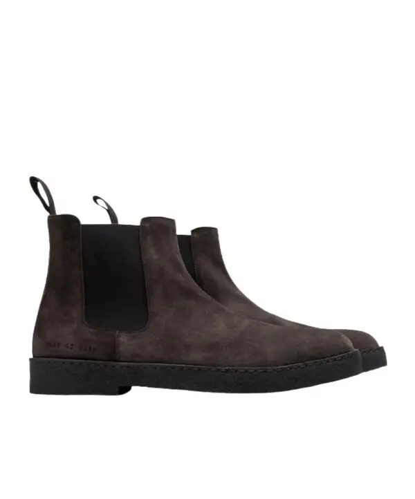 COMMON PROJECTS Logo Boots - Black