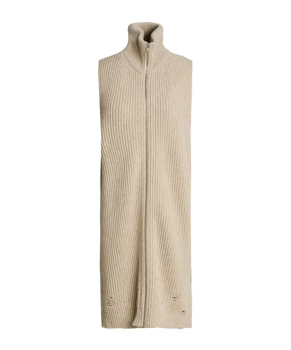 MAISON MARGIELA Lightweight Sleeveless Knit Vest - Beige