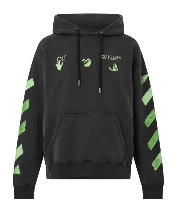 Off-White Printed Hooded Sweatshirt
