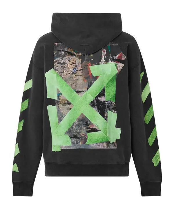 Off-White Printed Hooded Sweatshirt