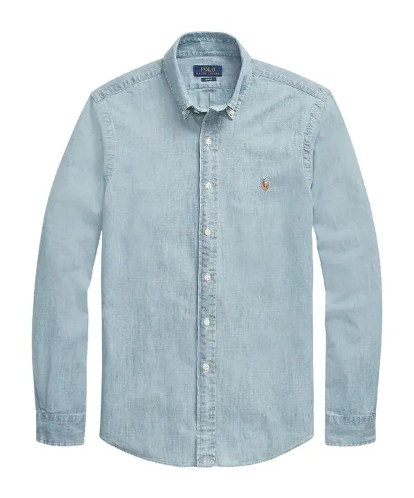 Ralph Lauren Denim Longsleeve Shirt - Gray
