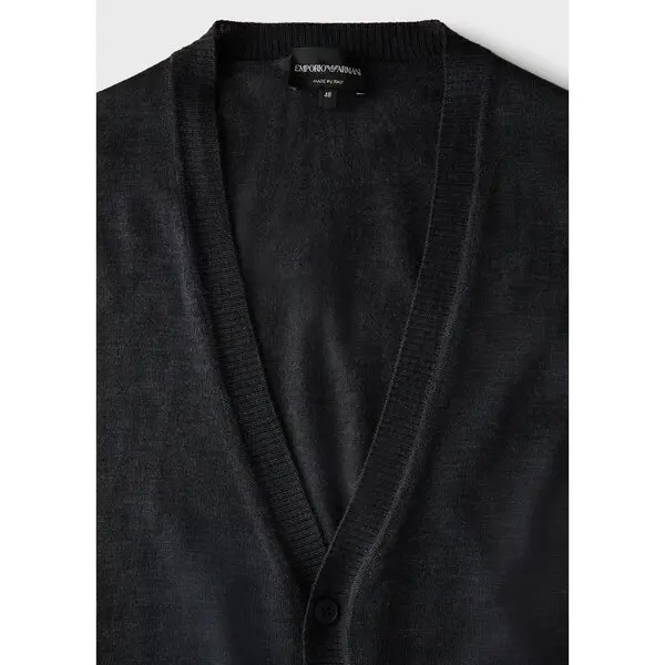 Emporio Armani Vneck Knit Cardigan