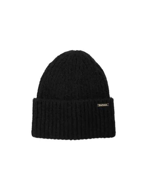 Barbour Solid Color Beanie - Black