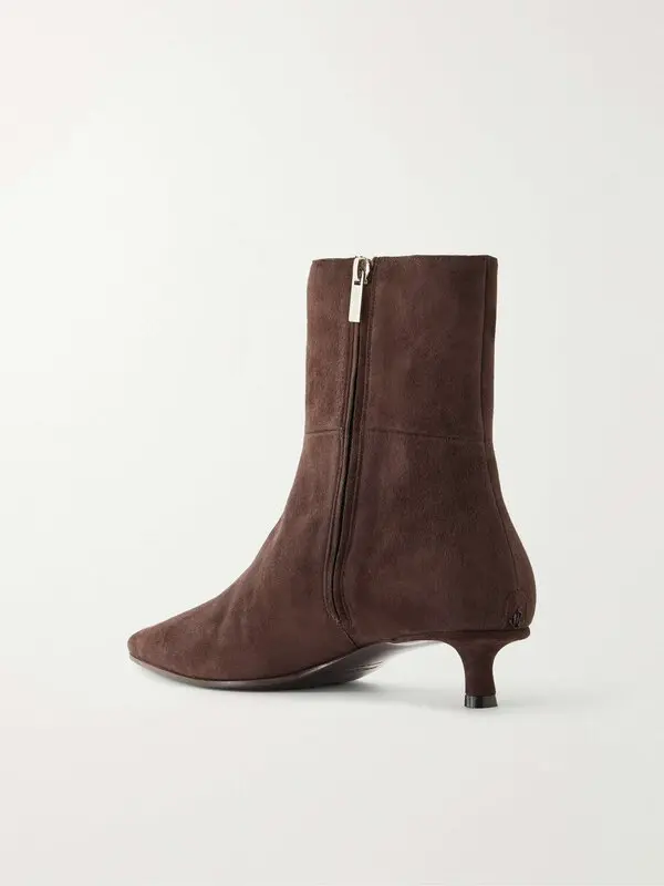 JIMMY CHOO Lory 35 Suede Ankle Boots