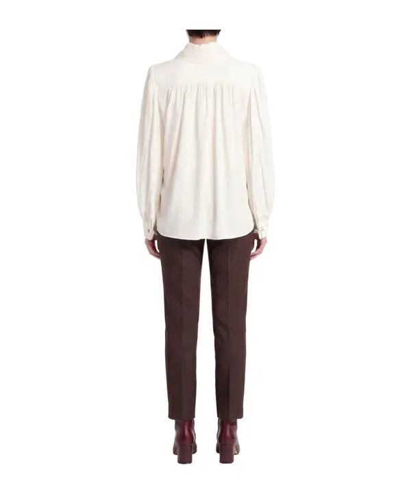 Chloé Solid-color Long-sleeve Shirt