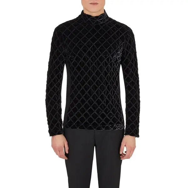 Emporio Armani Mock Neck Longsleeve Top