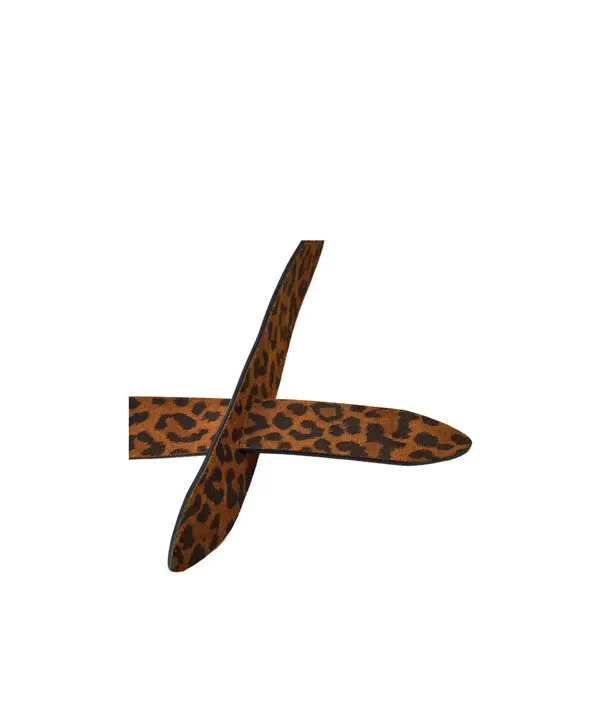 Isabel Marant Étoile Leopard Print Leather Belt