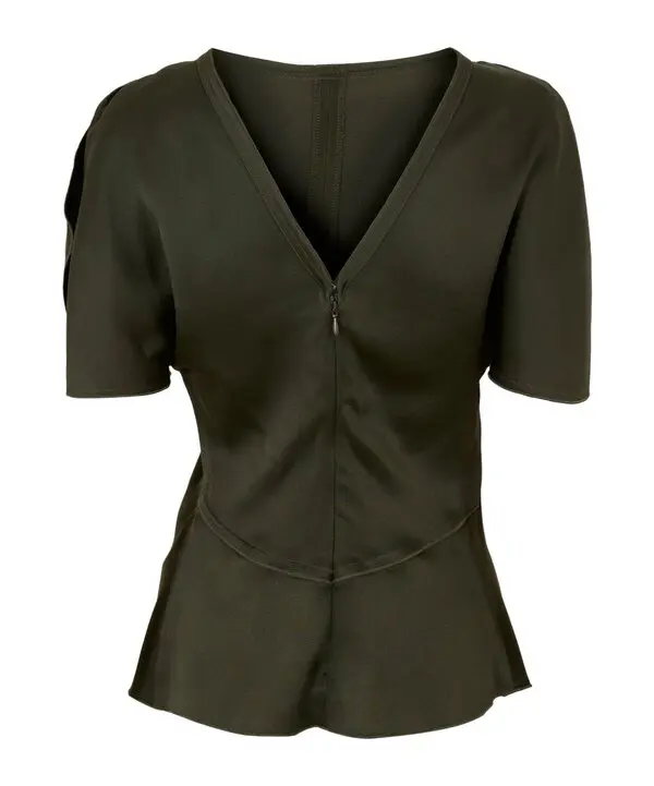 Victoria Beckham Short-sleeve Blouse - Black