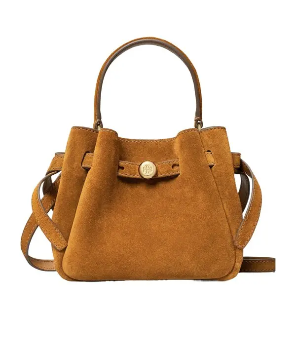 Tory Burch Mini Bucket Bag - Brown
