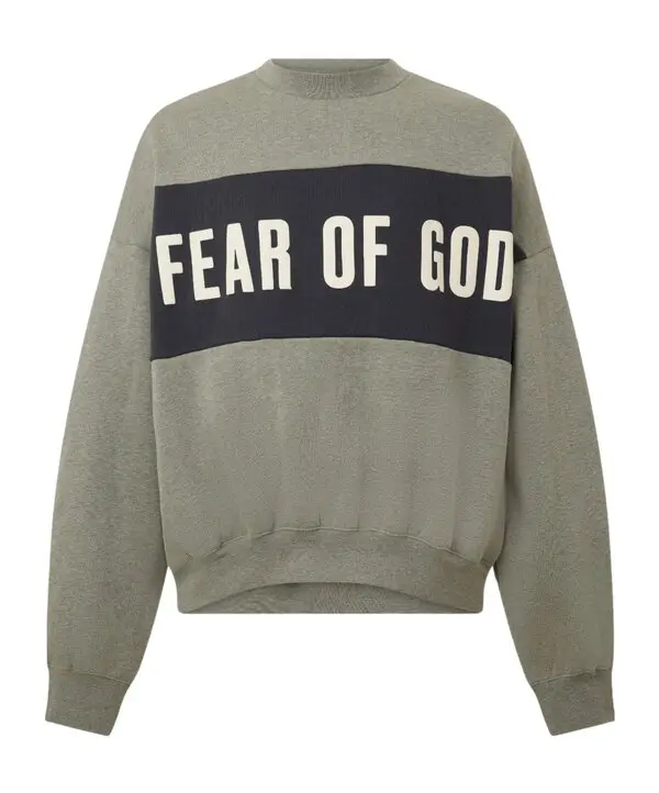 Fear Of God Letterprint Crewneck Sweatshirt