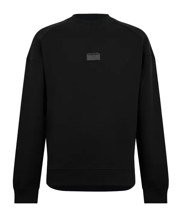 Hugo Boss Solid Color Sweatshirt - Black