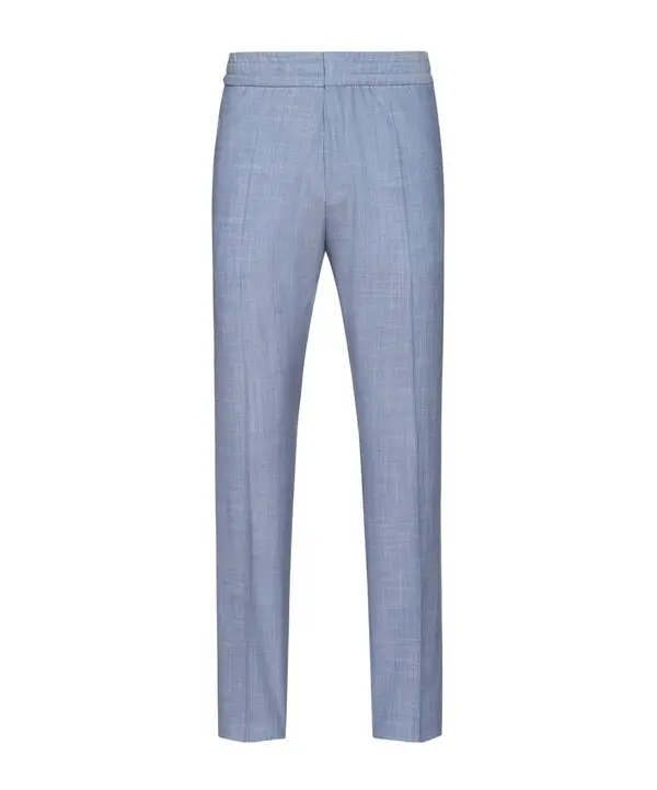 Hugo Boss Check Plainfront Suit Trousers