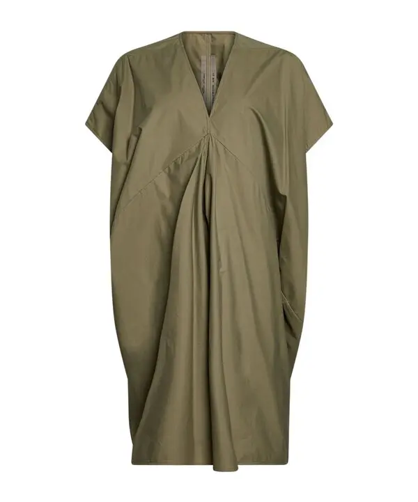 Rick Owens Solid-color V-neck Dress - Green