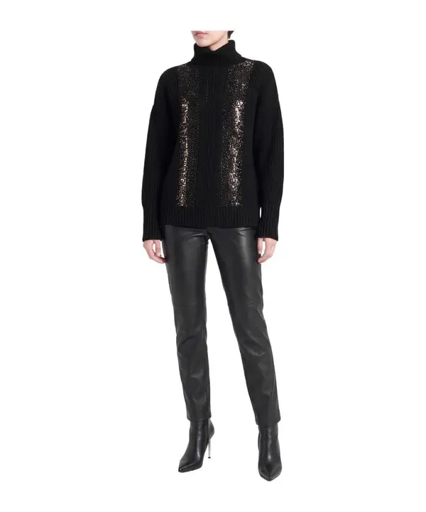 Max Mara Solid-color Wool Turtleneck Sweater
