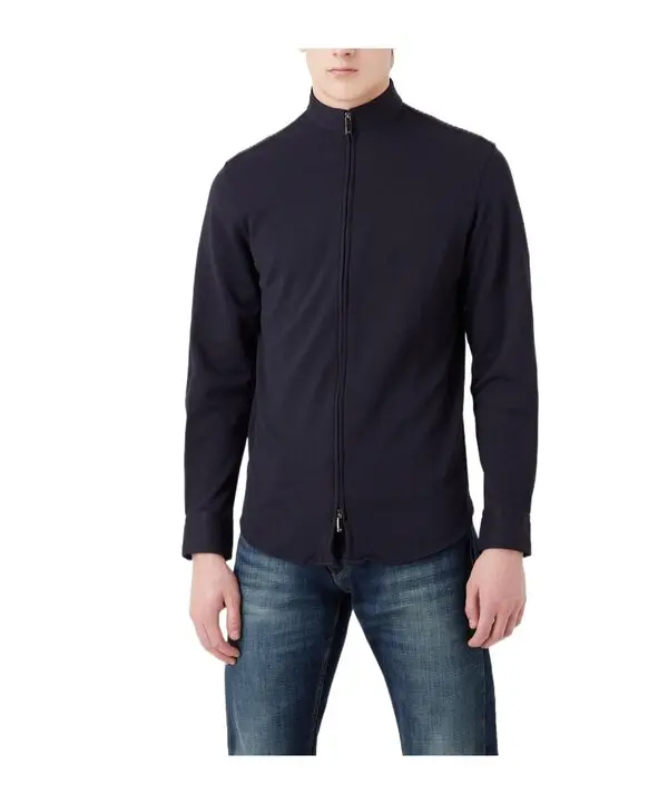 Emporio Armani Stand Collar Full-zip Jacket