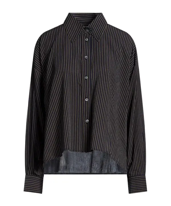 Isabel Marant Étoile Striped Long-sleeve Shirt - Black